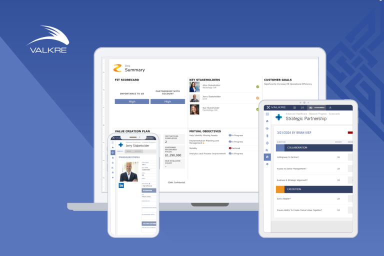 SAMA Account Management Software for KAM - Valkre