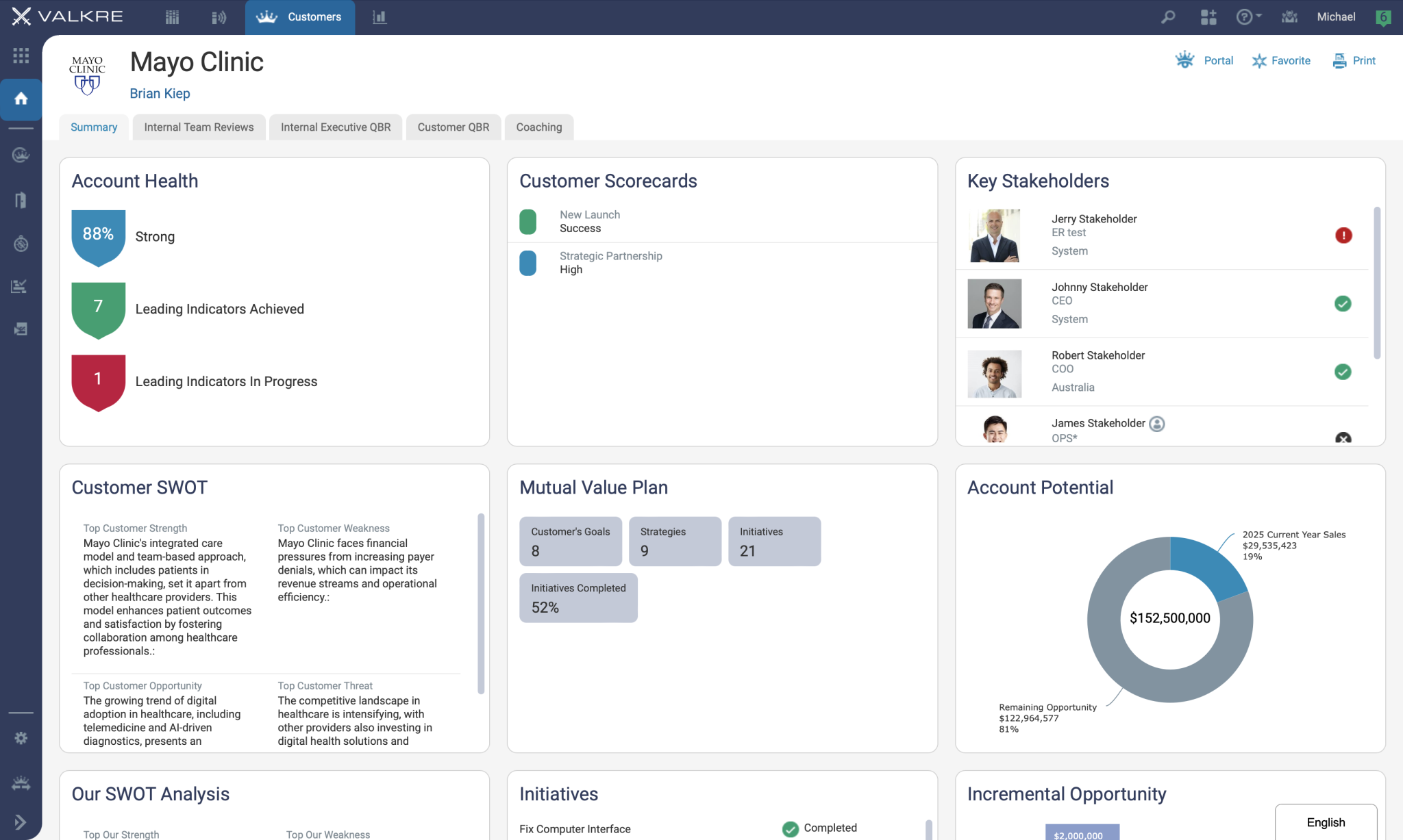 Key Account Management Software | Valkre